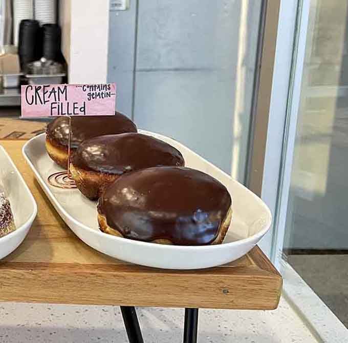 Boston cream donuts so generously filled and glazed, they'd make Massachusetts jealous of Virginia.
