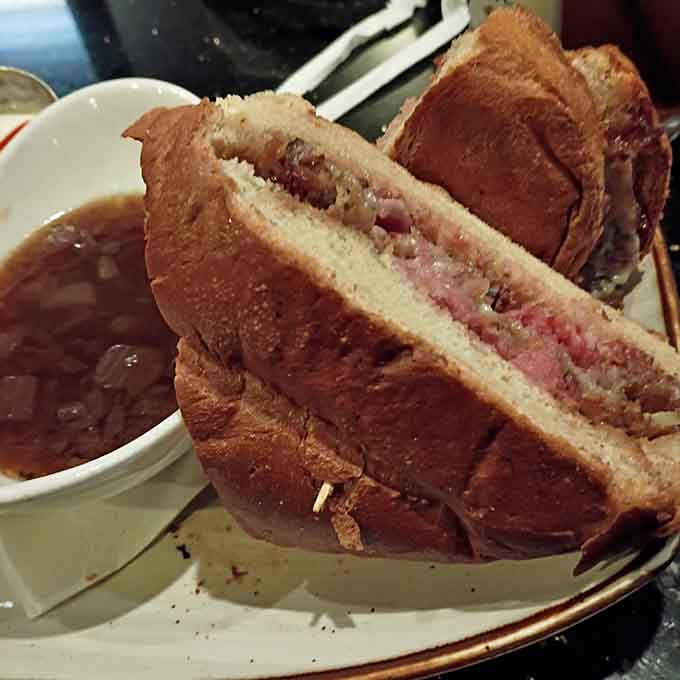 This Short Rib Grilled Cheese isn't messing around, stacked higher than your expectations and twice as satisfying.