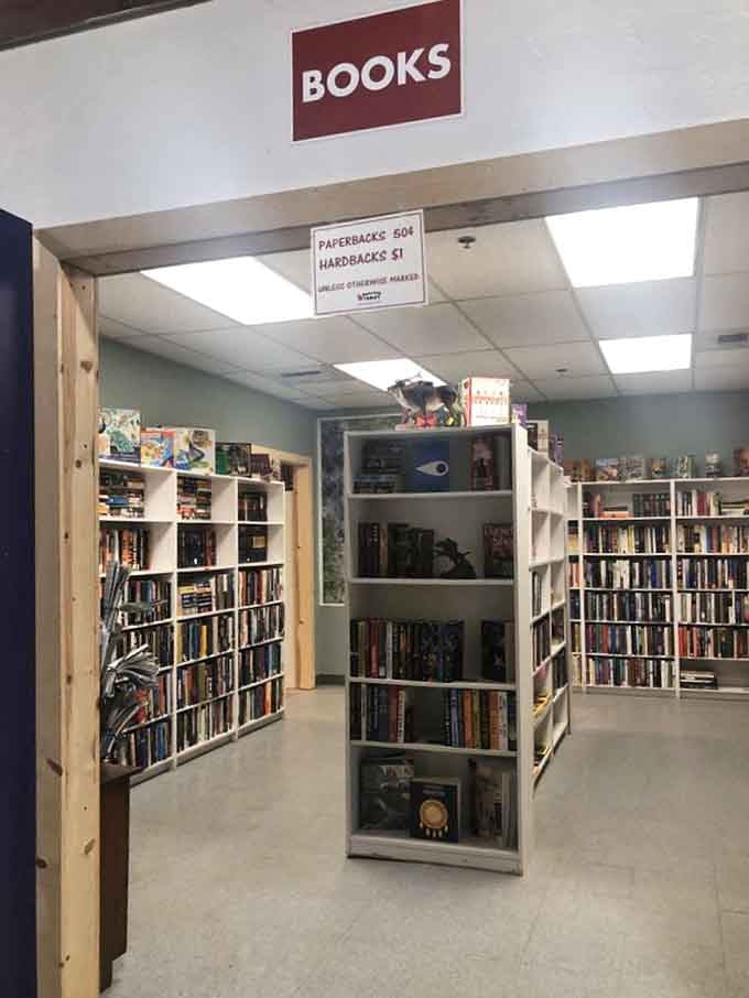 A dedicated book room with organized shelves makes finding your next great read easier than expected.