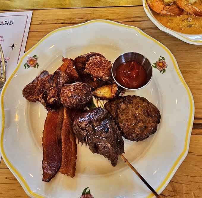 When you can't decide on just one thing, this beautifully composed plate becomes your delicious salvation.