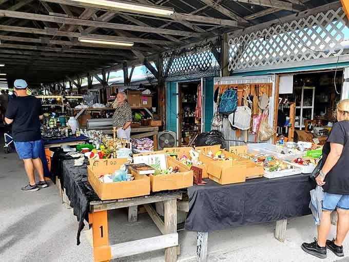 The hunt is real, and these folks came prepared with their game faces and comfortable walking shoes on.