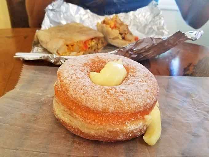 When your donut needs a pat of butter on top, you know you've entered a whole new realm.