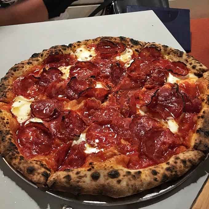 When pizza meets artistry, you get this beauty &ndash; proof that vegetables can absolutely steal the show from pepperoni any day.