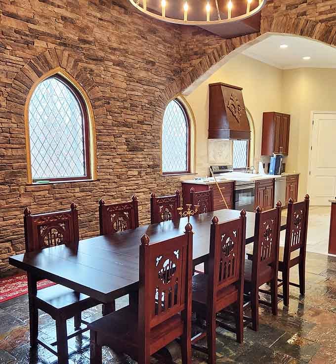 Finally, a dining room where you can properly feast like royalty without anyone judging your portion sizes or table manners.