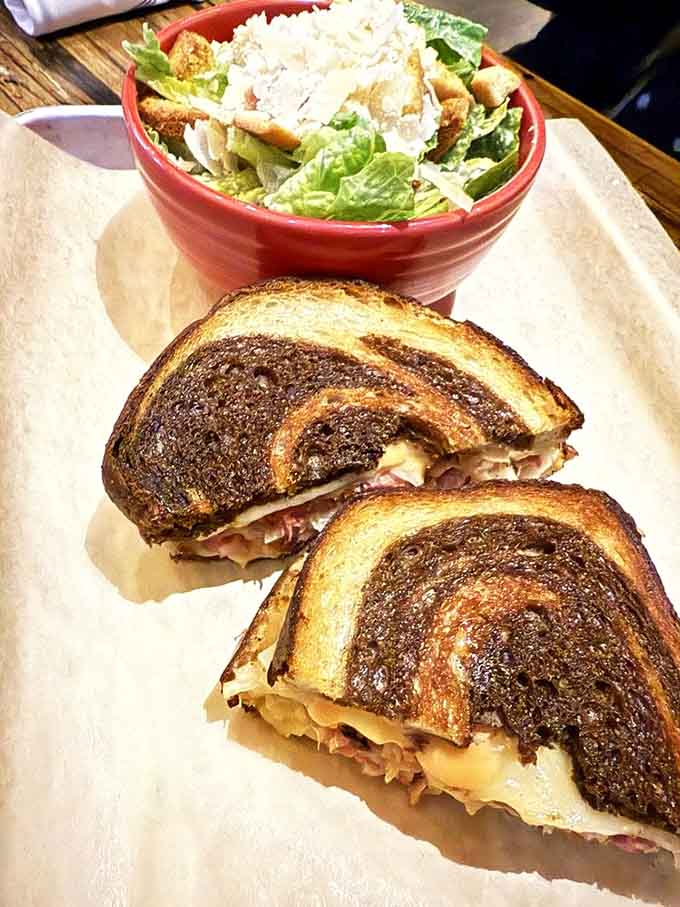 The Taphouse Reuben: proof that sometimes the classics just need really good bread and proper respect.