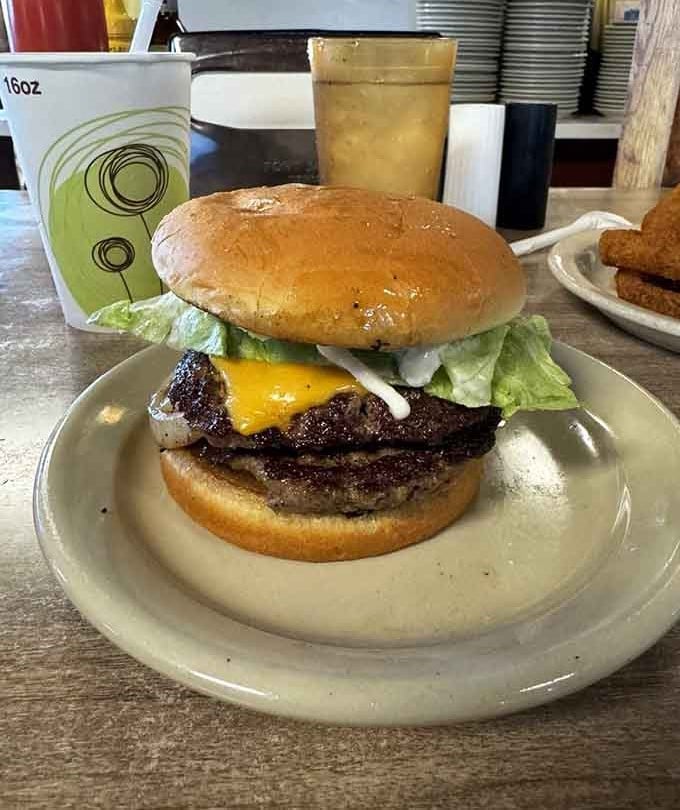 Double the onions, double the pleasure, and yes, double the reason to keep mints in your car afterward.