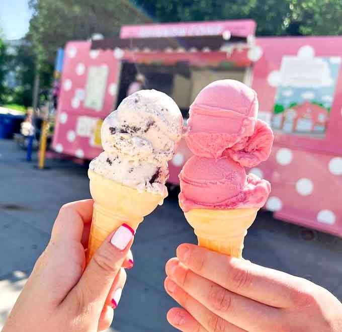 Sometimes two scoops tell a better story than five, especially when Wild Berry's involved.