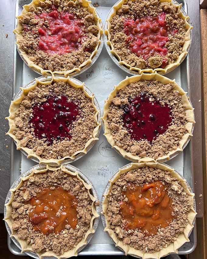 Crumble-topped beauties that prove fruit pies deserve the same respect as their cream-filled cousins do.