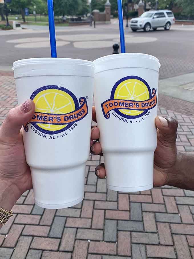 Two cups of liquid sunshine, ready to make Alabama heat feel like a minor inconvenience.