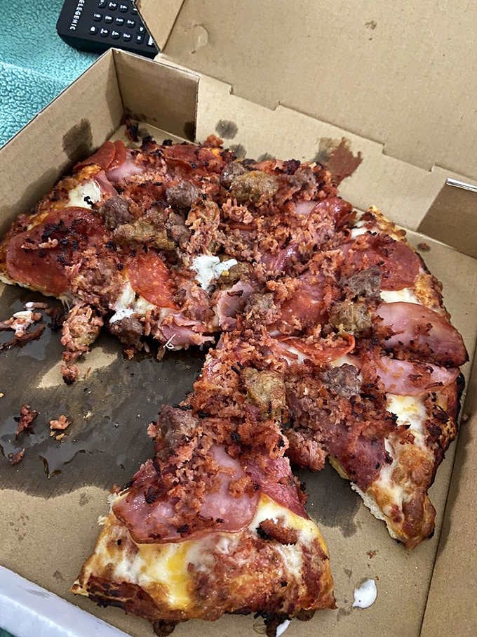 This carnivore's dream is loaded with enough meat to satisfy even the heartiest appetite you can imagine.