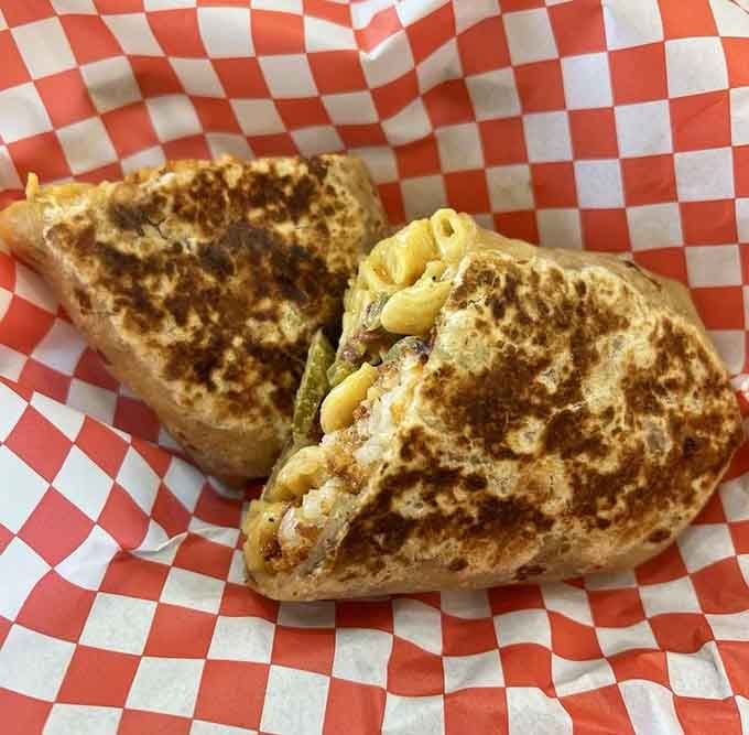 This Buffalo Mac Wrap proves that comfort food doesn't need animal products to achieve absolute perfection.