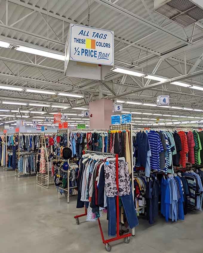 Half-price tags mean your wallet stays happy while your closet gets a complete makeover. Win-win situation.