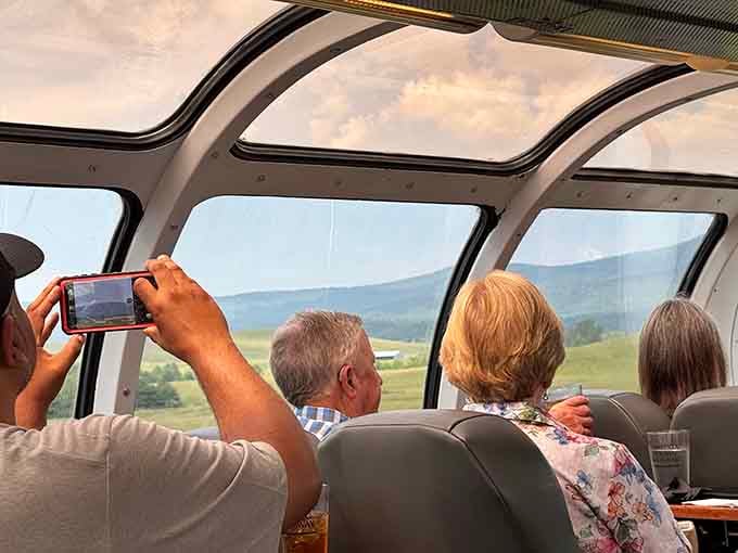 Those dome windows frame the Shenandoah Valley better than any museum ever could &ndash; nature's IMAX theater.