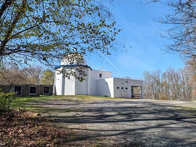 The observatory's distinctive white dome houses telescopes that'll make you feel like a kid again, minus the bedtime.
