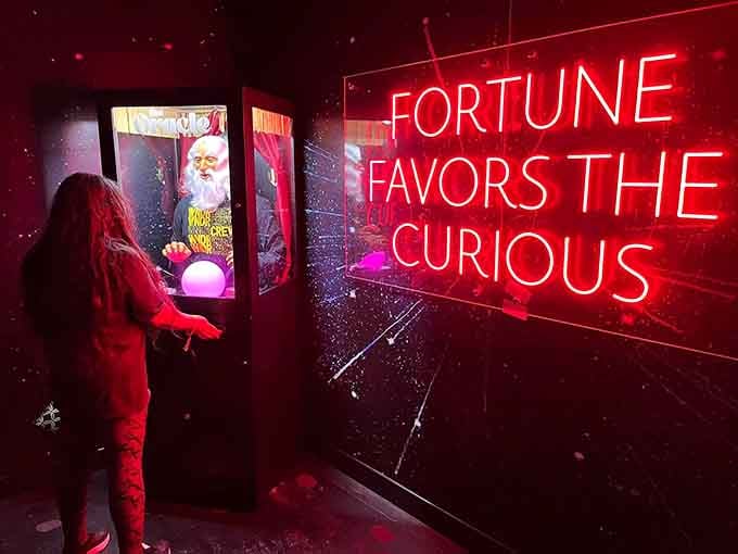 Fortune favors the curious, and this mystical booth promises answers to questions you didn't know you had until now.