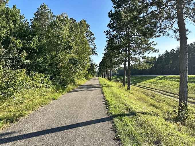 The Heartland Trail stretches through pine forests where your biggest decision is how far you want to wander.