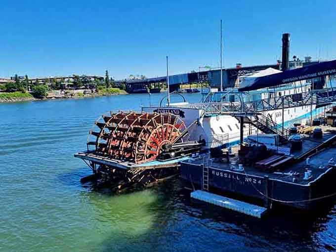This historic paddlewheel tells stories of river days gone by, like a floating museum with serious character.
