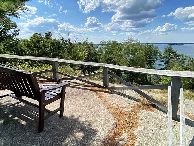 Find your thinking spot where the river meets the sky and suddenly all those unanswered emails seem wonderfully far away.