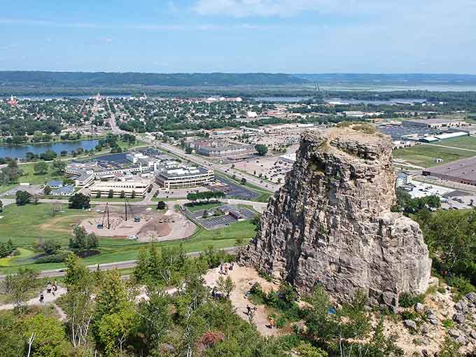 Sugar Loaf rises from the valley floor like nature's exclamation point, visible for miles and impossible to ignore or forget.