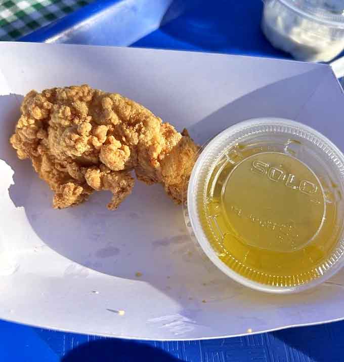 They took a lobster tail and gave it the fried treatment because sometimes excellence demands experimentation.