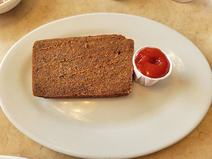 Country scrapple done right: crispy, golden, and unapologetic about being exactly what it is.