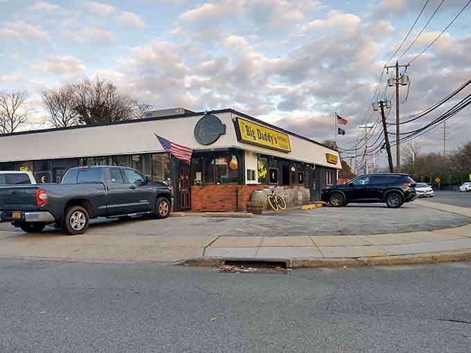That bright yellow sign beckons like a beacon to anyone craving classic American comfort food done right.