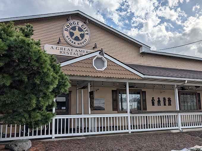 That Western star logo promises hearty portions and no-nonsense cooking, just like the old frontier days demanded.