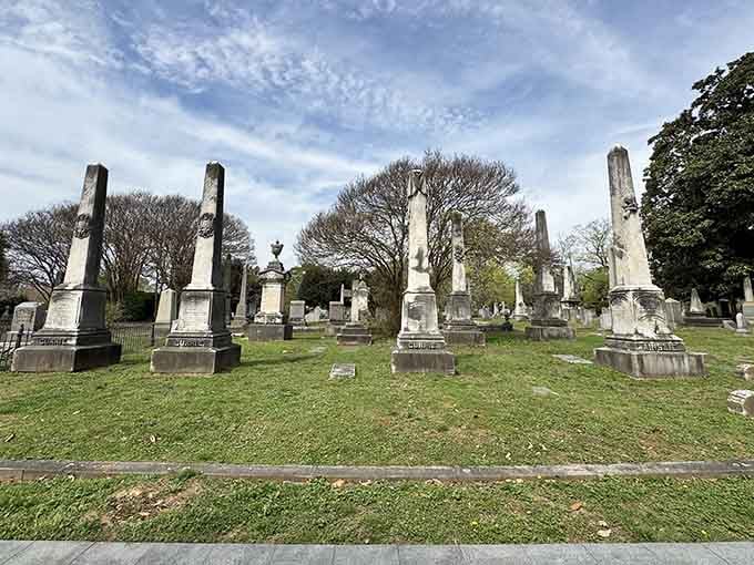 These towering monuments stand like silent sentinels, each one marking a story that deserves remembering.