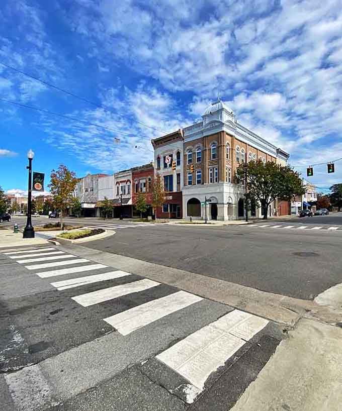That majestic courthouse stands proud like a beacon of small-town values and community gathering traditions.