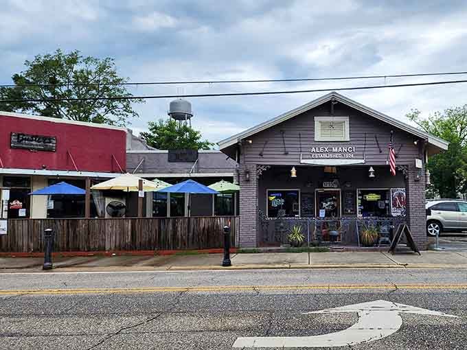 The rustic charm of this weathered building promises authentic flavors and memories worth making over good meals.