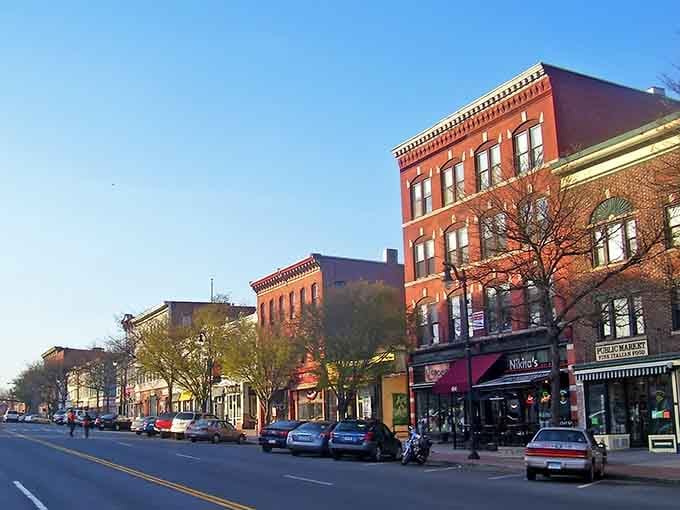 Middletown's downtown streets blend historic charm with practical living where your monthly check covers more than just the basics.