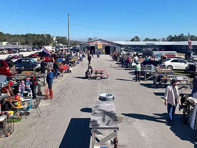 The outdoor market sprawl reminds you why treasure hunting feels like the world's most rewarding scavenger hunt.