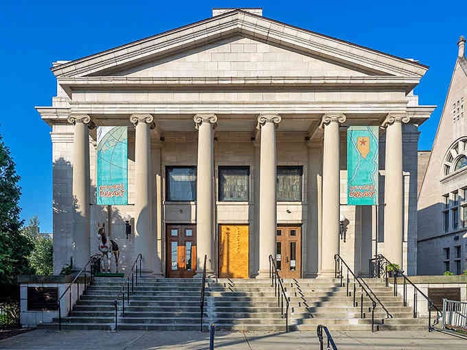 Those courthouse towers rising against the hills look like a European postcard landed in northeastern Pennsylvania.