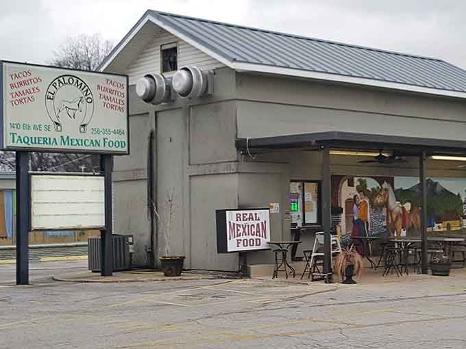 When a sign boldly declares "REAL MEXICAN FOOD," you know someone's staking their reputation on authentic tacos.