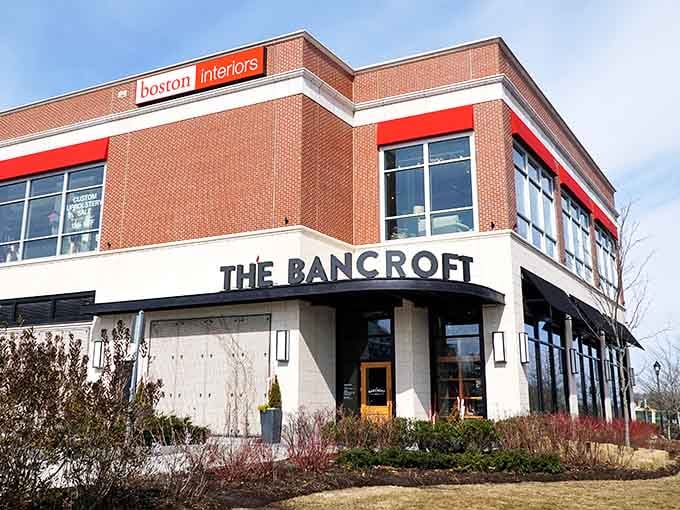 The Bancroft's modern lines blend seamlessly into the neighborhood, hiding exceptional steaks behind contemporary glass and brick.