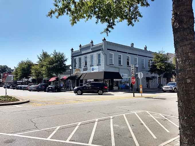 Clean streets and classic architecture remind us that some communities still care about first impressions.