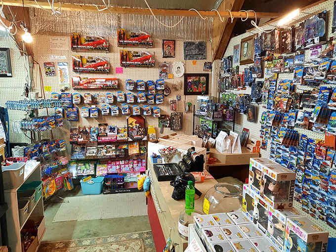 Wall-to-wall collectibles create a nostalgic wonderland that would make even the Antiques Roadshow experts pause with excitement.