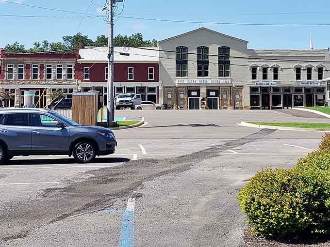 Downtown Fort Payne blends historic buildings with modern life, creating a welcoming atmosphere for visitors and locals alike.