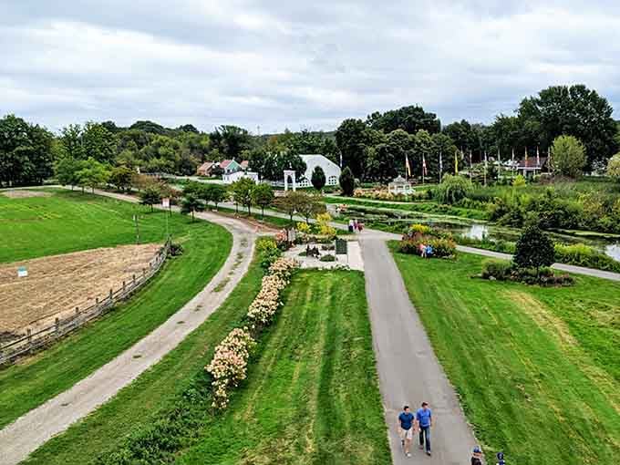 Manicured gardens and traditional Dutch buildings create a European escape without the jet lag or passport hassles.