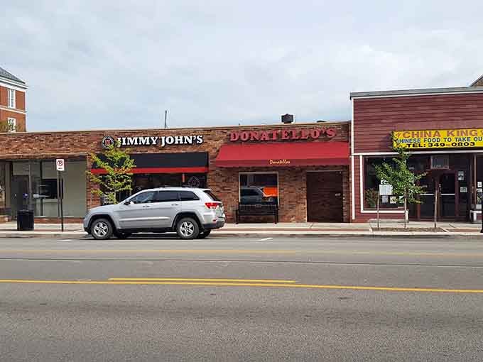 Main Street storefronts reveal small-town America at its finest, where local businesses still anchor the community's heart beautifully.
