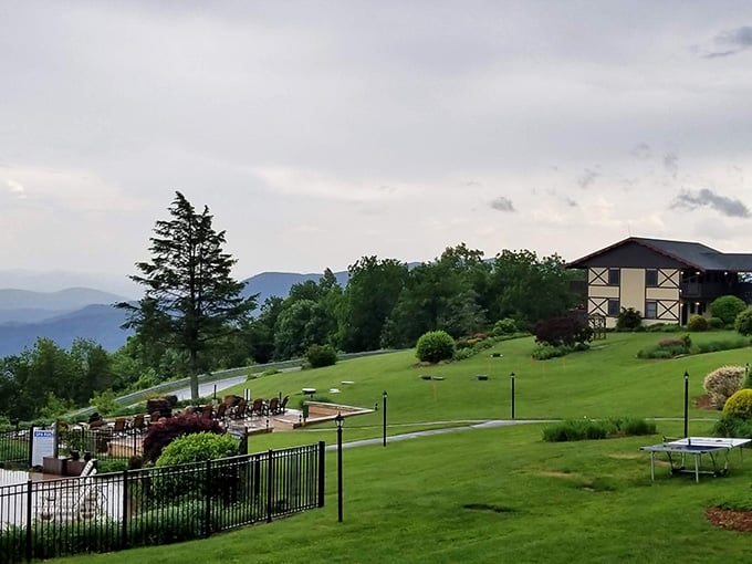 These rolling peaks stretch endlessly like a green velvet blanket tucked around sleeping giants.