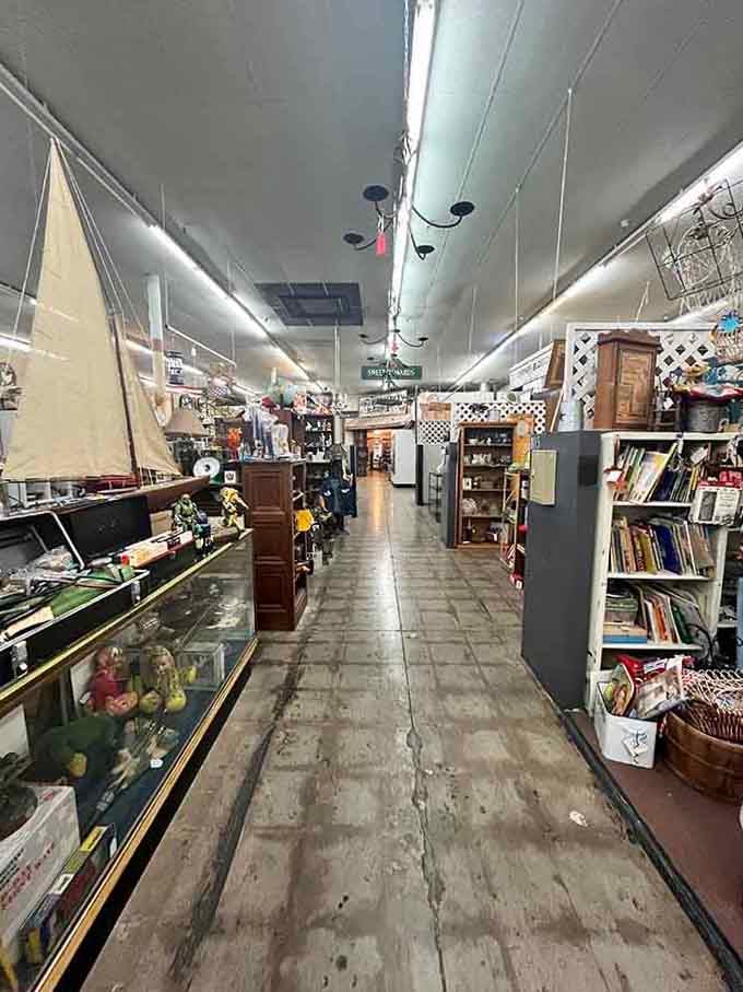 Step into these gleaming aisles where every booth holds decades of stories waiting to find their next chapter.