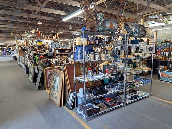 Inside this converted space, every booth tells a different story through carefully curated collections of life's leftovers.