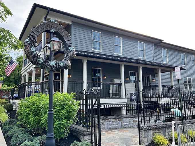 That decorative wreath frames the entrance to an evening of Broadway tunes, laughter, and memorable performances.