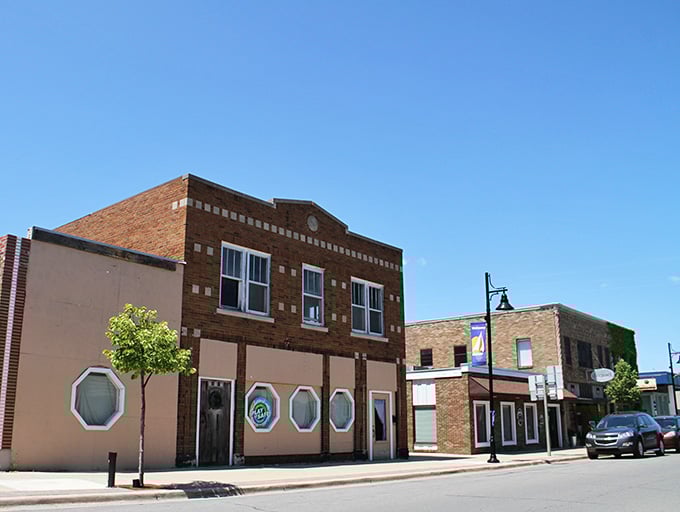 Those porthole windows hint at maritime history in a town where your savings can actually stretch comfortably.