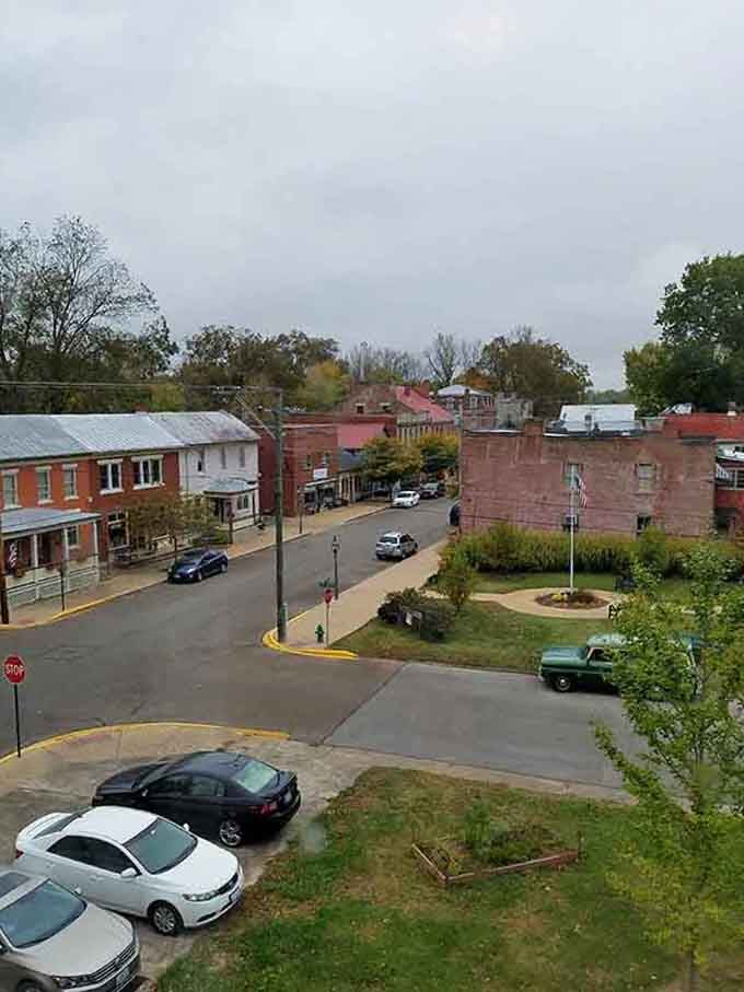 Autumn colors frame these historic buildings like nature decided to show off for the camera and absolutely nailed it.