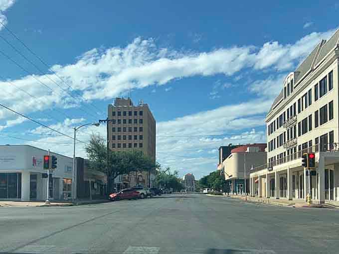 The quiet streets and vintage buildings whisper stories of a simpler time when life moved at a gentler pace.