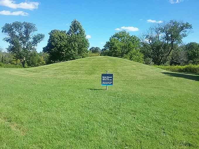 Autumn's golden frame perfectly showcases this mysterious stone castle emerging from Cleveland's enchanted forest.