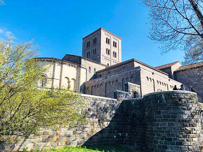 Those Romanesque arches and ancient stone walls create a sanctuary so serene, you'll forget Manhattan exists beyond these gates.
