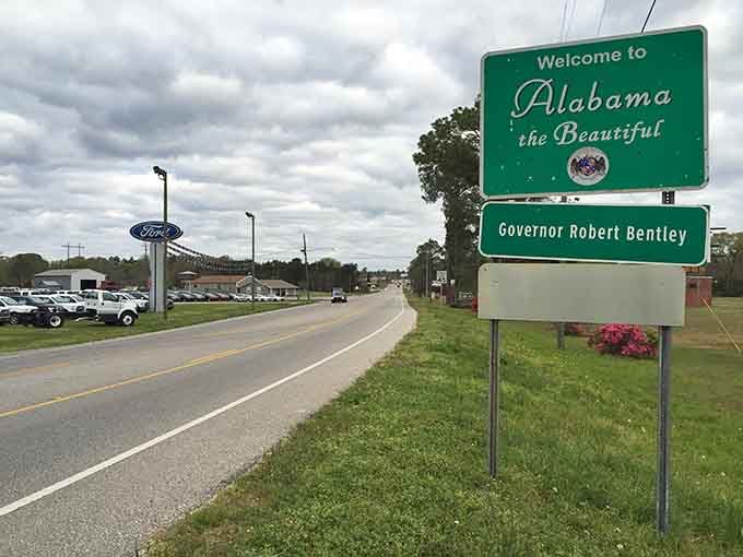Alabama the Beautiful isn't just a slogan, it's a promise kept at every single border crossing point.